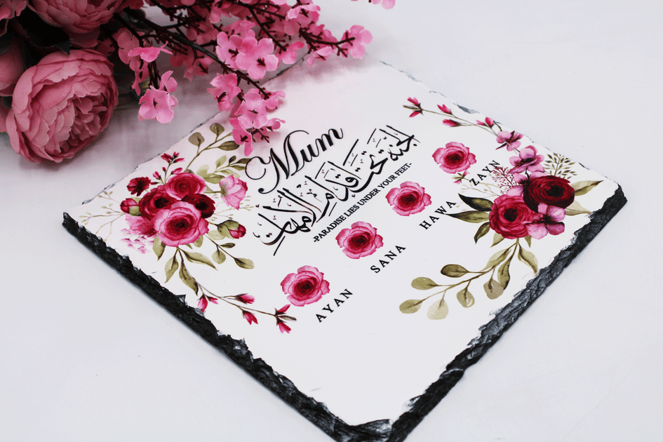 Mum Fuchsia Pink Rock Slate - Family Names – Rahman Artistry