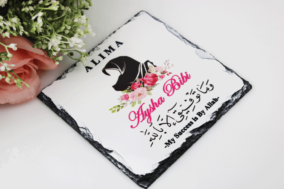 Alima Graduation Rock Slate Frame – Rahman Artistry